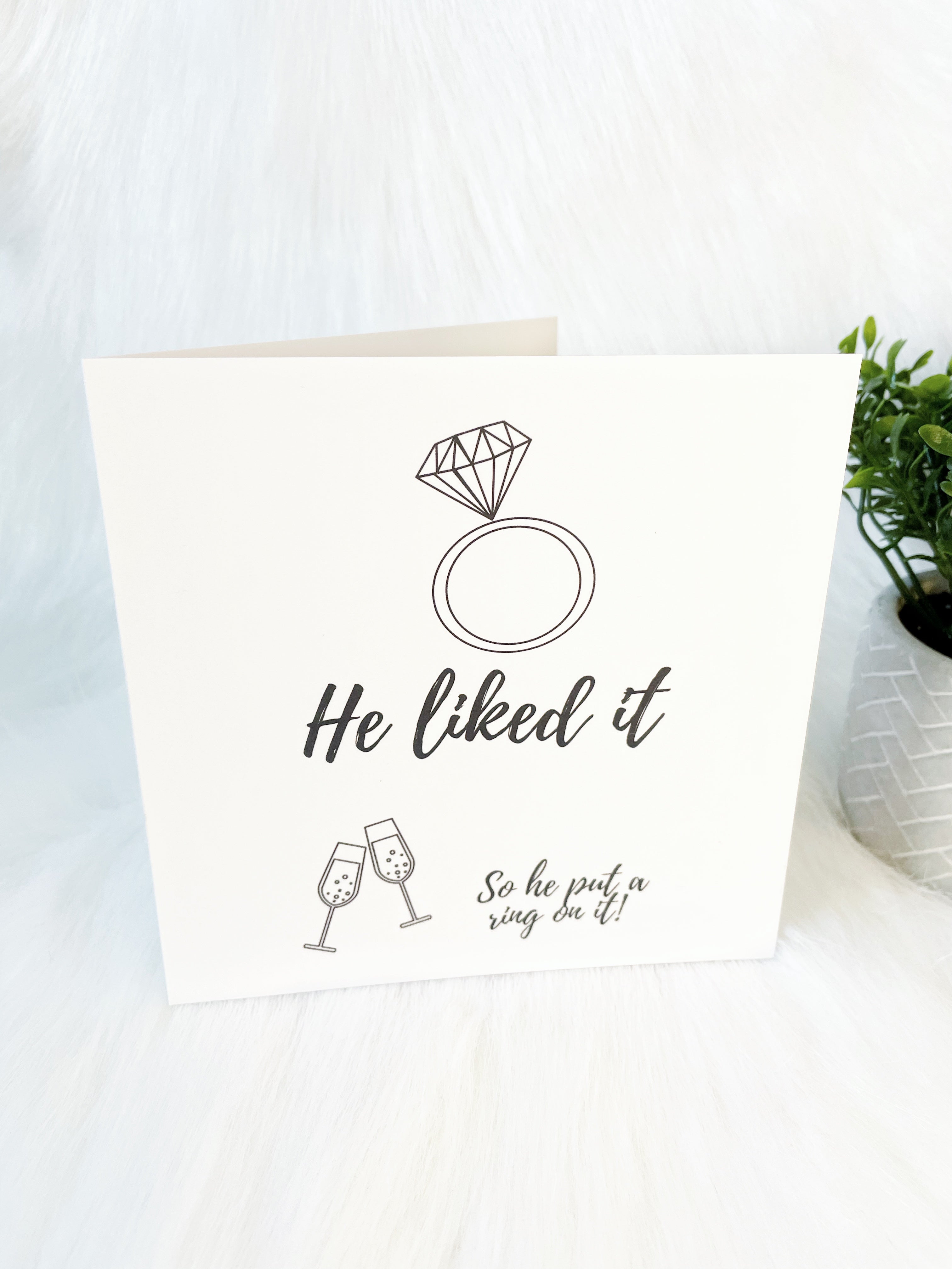 Engagement Card – Bespoke Designs